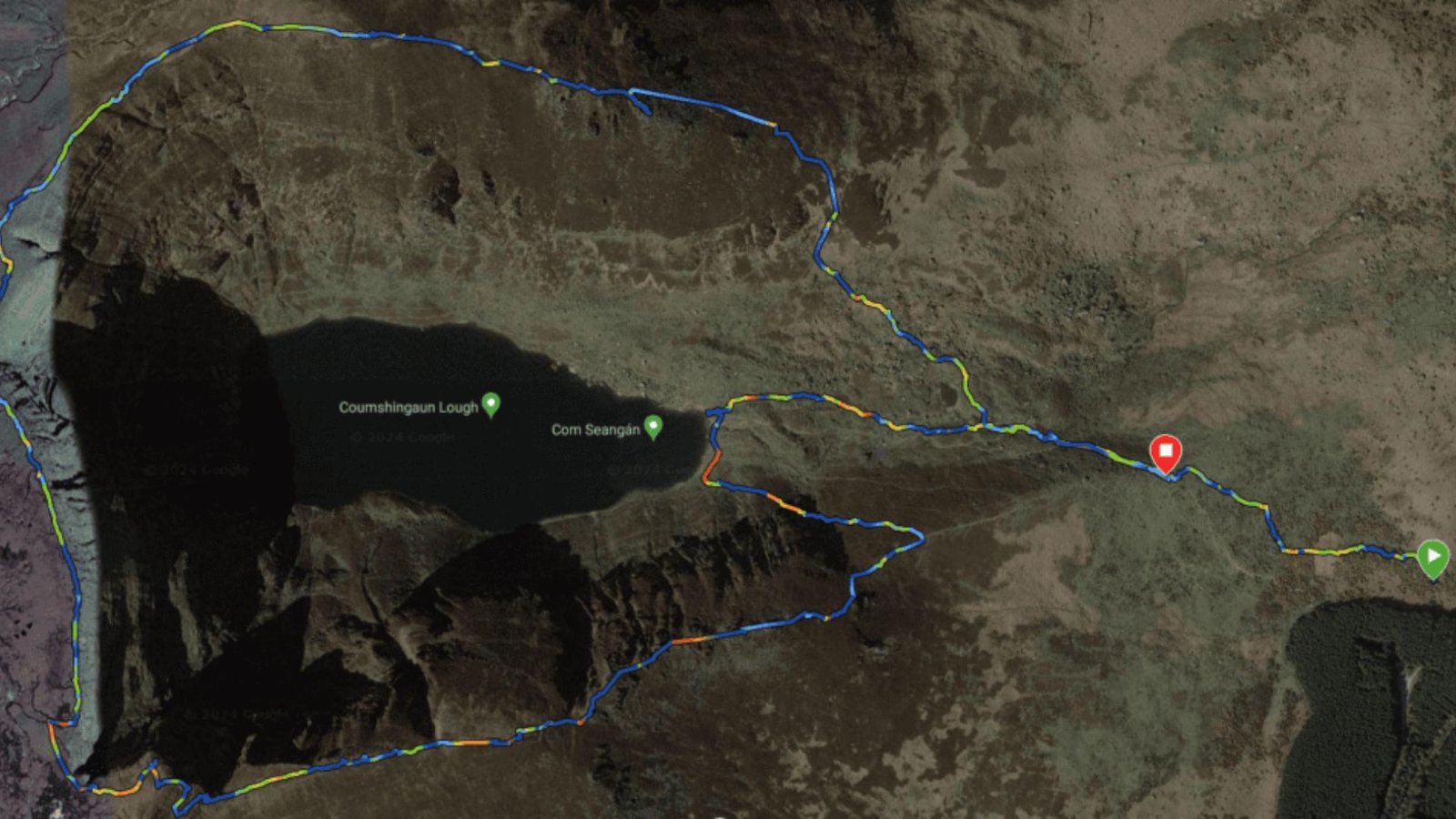 Coumshingaun Lough: Loop Walk, Trails, Hiking Guide